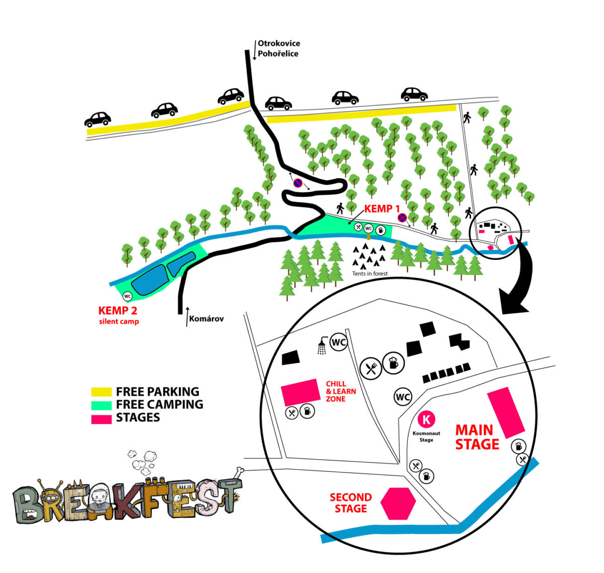 Festival Location | BreakFest Music Festival